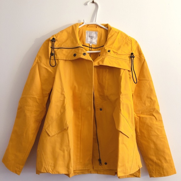 Zara | Jackets & Coats | Zara Trf Short Yellow Jacket | Poshmark